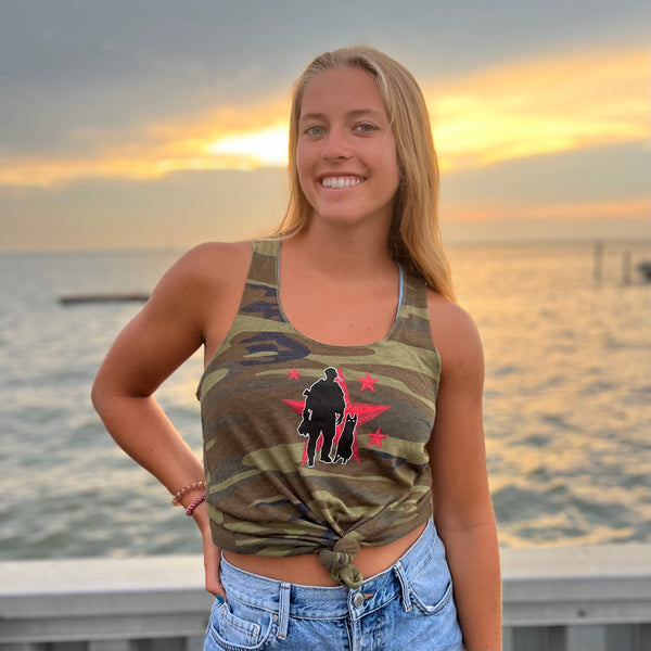 OG Logo Tank - Camo - Spike's K9 Fund